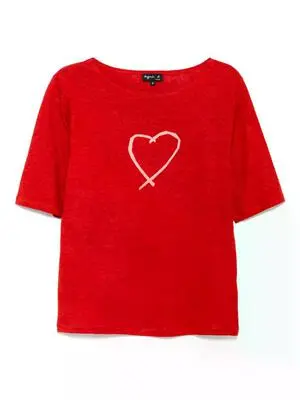 AGNES B. Sarajevo Heart Printed T-shirt
