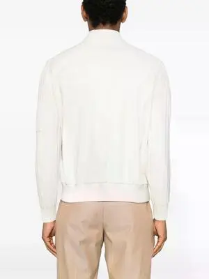 Eleventy Gabardine Bomber Jacket - Neutrals