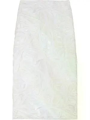 Ports 1961 Weaving-inspired Skirt - White