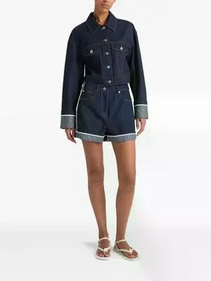 Ports 1961 P-logo Denim Shorts