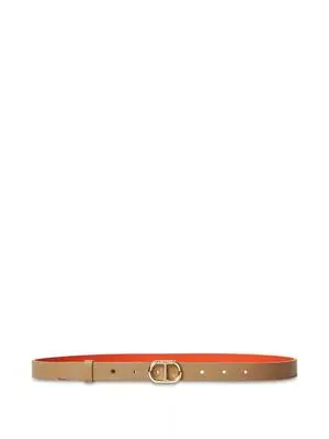 TWINSET Reversible Leather Belt - Neutrals