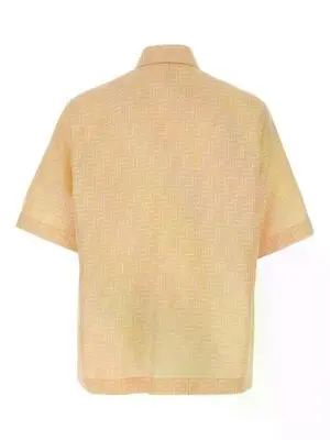 Fendi Ff-jacquard Shirt - Neutrals