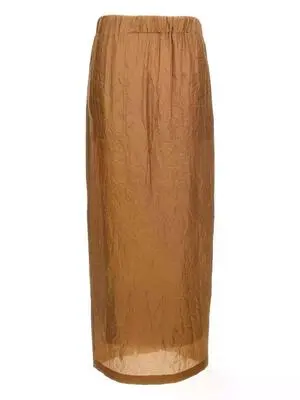 Max Mara Aeroso Midi Skirt - Brown