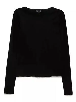 AGNES B. Long-sleeved T-shirt - Black