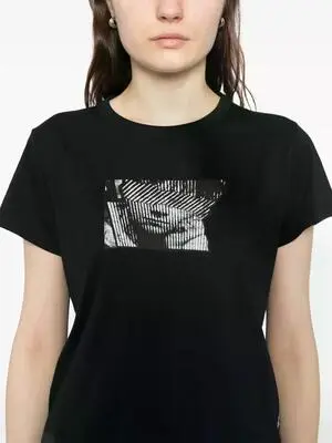 AGNES B. Brando Screen-printed T-shirt - Black