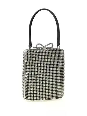 SELF-PORTRAIT Crystal Embellished Tote - Grey