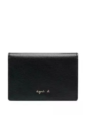 AGNÈS B. Leather Cardholder - Black