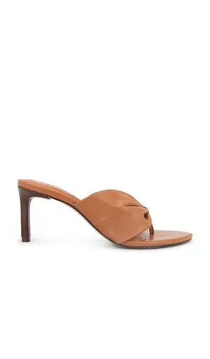 Schutz Brown Mid Heel Sandals