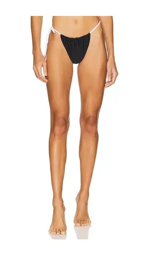 Tularosa Genette Bikini Bottom - Black & White