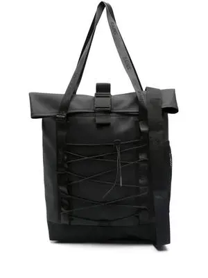 Rains Trail Rolltop Tote Bag - Black