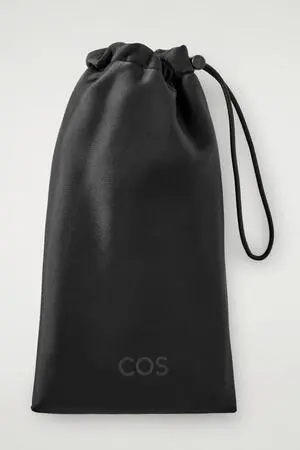 Cos Oversized Square-frame Aviator Sunglasses - Black