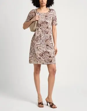 CAMICETTASNOB Mini Flared Paisley-print Dress