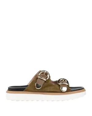 BALDININI Leather Sandals - Green