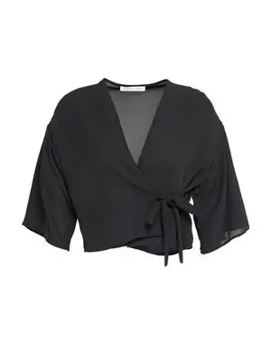 Women's Black Wrap Cardigans