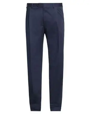 Canali Tapered Leg Tailored Pants Blue