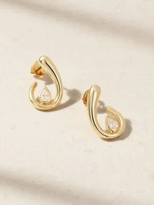 Shay 18-karat Diamond Earrings - Gold