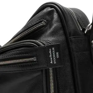 Acne Studios Camero Medium Leather Bag - Black