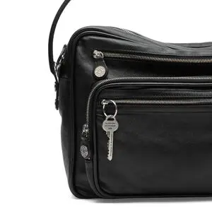 Acne Studios Camero Medium Leather Bag - Black