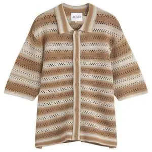 ACMH BY MAGIC CASTLES Crochet Knitted Shirt - Cacao
