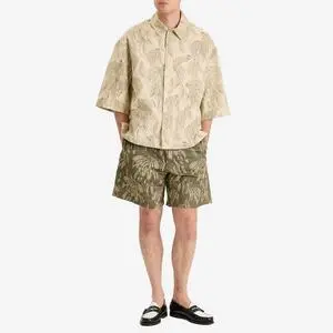 Jacquemus Banana Jacquard Canvas Shorts - Multi