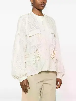 UNDERCOVERISM Floral-embroidered Shirt