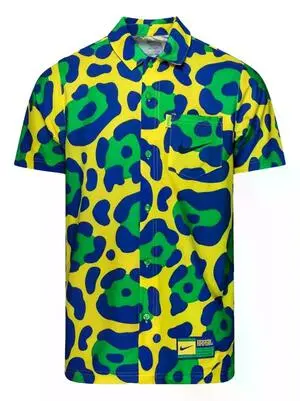 Nike Brazil Dynamic /green Spark/paramount Blue/paramount Shirt