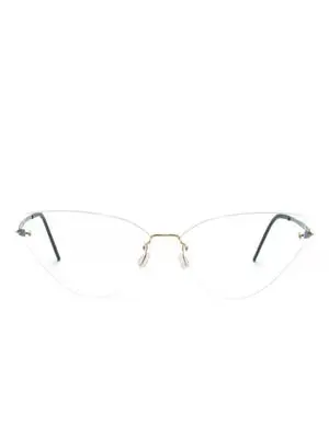 LINDBERG Spirit Rimless Eyeglasses - Blue