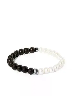 Tateossian Gear Trio Bracelet - White