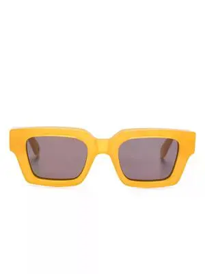 Off-White Rectangular-frame Sunglasses - Yellow