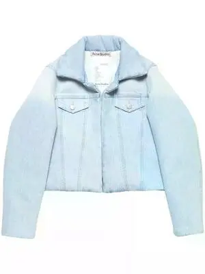Acne Studios Floral-lining Denim Jacket