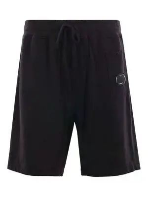 C.P. COMPANY Cotton Shorts - Black