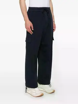 DONDUP Cotton Cargo Trousers - Blue