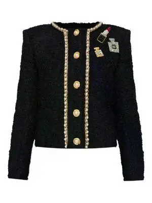 Balmain Patch-detail Tweed Jacket