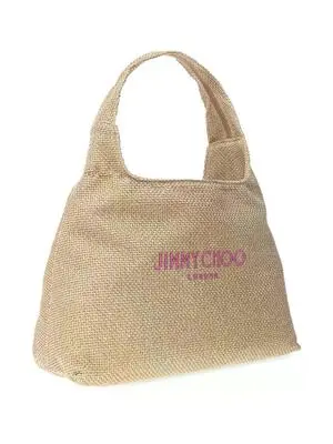 JIMMY CHOO Large Beach Hobo Tote