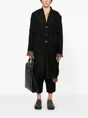 CHIAHUNG SU Textured Layered Coat