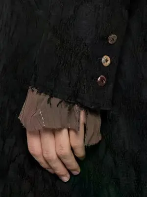 CHIAHUNG SU Textured Layered Coat