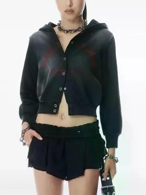 Alexander Wang Distressed Hooded Jacket