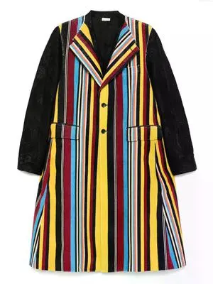 Comme Des Garçons Striped Coat