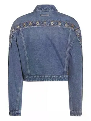 JEAN PAUL GAULTIER Cropped Denim Trucker Jacket