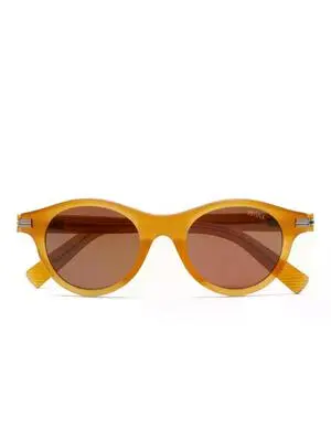 Zegna Round Frame Sunglasses - Brown