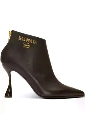 Balmain Zip Up Booties