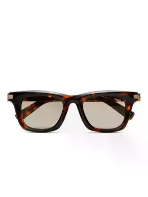 Zegna Tortoiseshell Cat-eye Sunglasses - Brown
