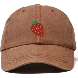 DALIX Strawberry Cap - Washed Orange