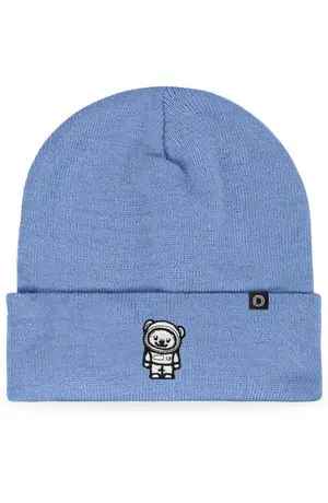 DALIX Dalix Ice Bear Embroidered 12-Inch Knit Beanie Periwinkle