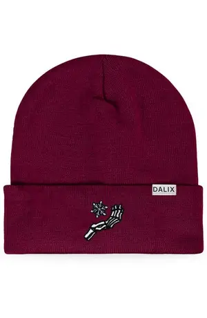 DALIX Dalix Knit Beanie Maroon