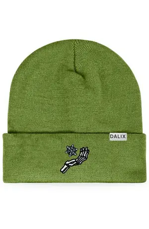 DALIX Dalix Knit Beanie Olive