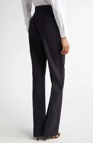 Max Mara Delfino Long Flare Leg Trousers