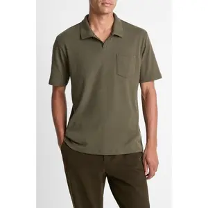 Vince Johnny Collar Polo - Driver Green