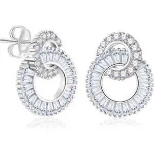 DONATELLO GIAN Name' Sterling Swirl Earrings - Silver