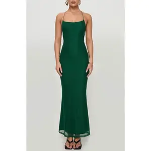Princess Polly Malvern Mesh Halter Maxi Dress